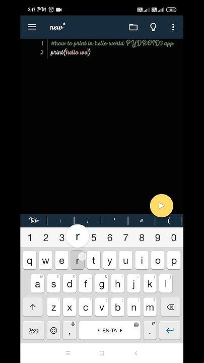 Pydroid3 Ide For Pythonmvm Records Youtube