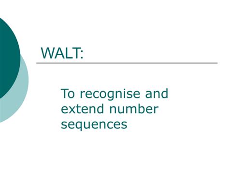 Number Sequences Recognize And Extend Patterns