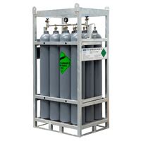 12 Pack G Size Cylinder Nitrogen Gas Manifold