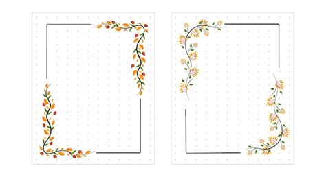 Premium Vector Notebook Design Background For Autumn