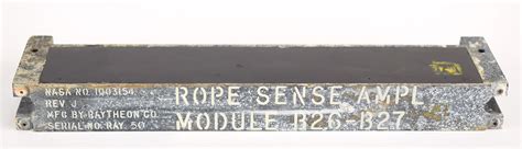 Apollo Guidance Computer Rope Sense Amplifier Module Rr Auction