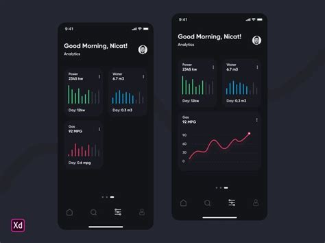 App Interface Design Analytics Design Analytics