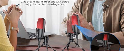 Tecurs Condenser Usb Microphone Pc Microphone Kit With