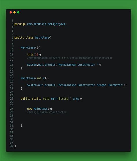 Belajar Mengenal Keyword This Pada Bahasa Pemrograman Java Java Media
