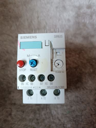 Siemens 3ru1126 1cb0 Overload Relay Class 10 Ebay