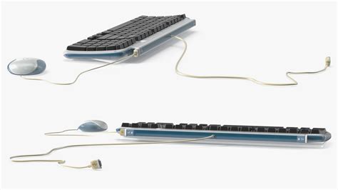 D Apple IMac G Keyboard And Mouse Blue TurboSquid