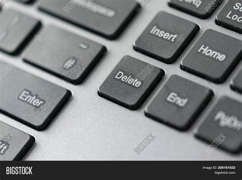 Close View Delete Key Image Photo Free Trial Bigstock