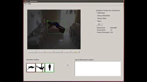 Kinect Fall Detection Videodimostrativo5 Youtube