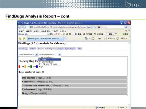 Preemptive Error Detection With Findbugs Ppt
