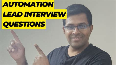 Ace Your Next Job Must Know Automation Lead Interview Questions Part1