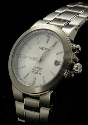Seiko Titanium Kinetic 50m Sapphire Mens Watch Ska329p1 306890596