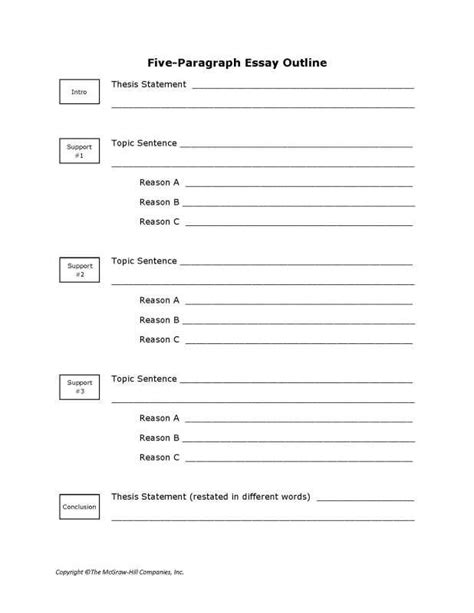 Printable Research Paper Outline Template 8 Free Word Pdf Documents