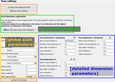Define Scan Frame — Pydidas