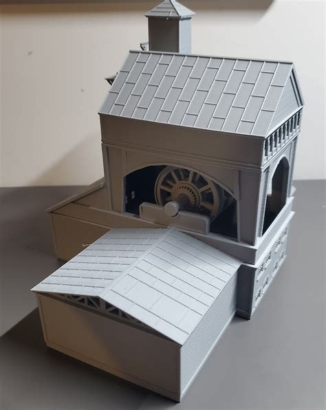 N Scale Coal Mine Building 1 160 Etsy