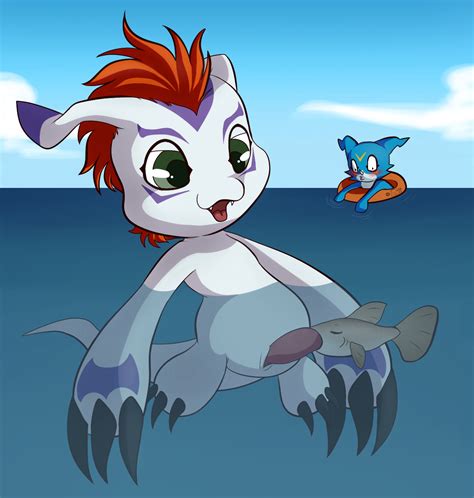 Rule 34 Ambiguous Gender Animal Genitalia Bandai Blush Digimon Duo
