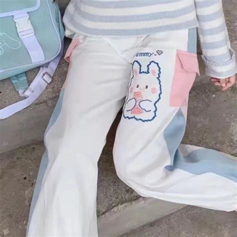 Kawaii Pastel Bunny Pants Kore Kawaii