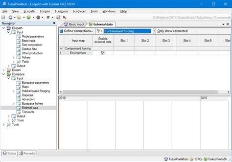 Driving Ecotracer With Spatial Temporal Data User Guide For Ecopath