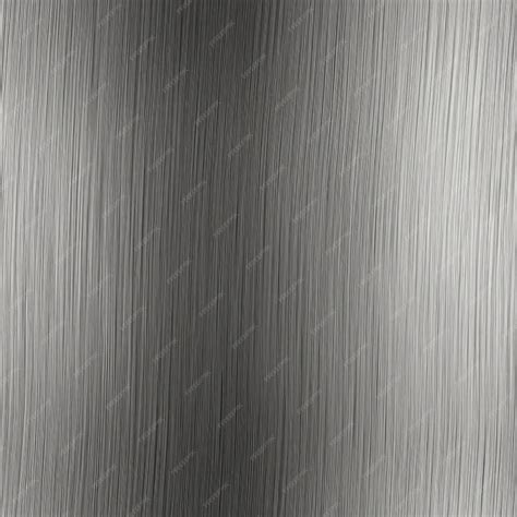 Closeup Of A Grey Brushed Metal Texture With A Subtle Pattern Premium