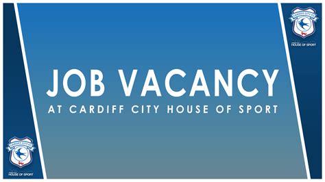 Were Hiring Assistant Facility Manager News Cardiff City House Of