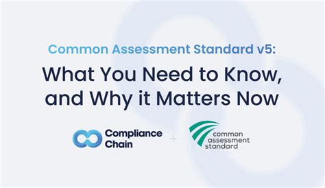 Common Assessment Standard V5 What You Need To Know And Why It Matters