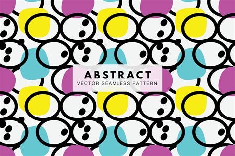 Round Shapes Colorful Abstract Repeating Pattern Vector Seamless 21957666 Vector Art At Vecteezy