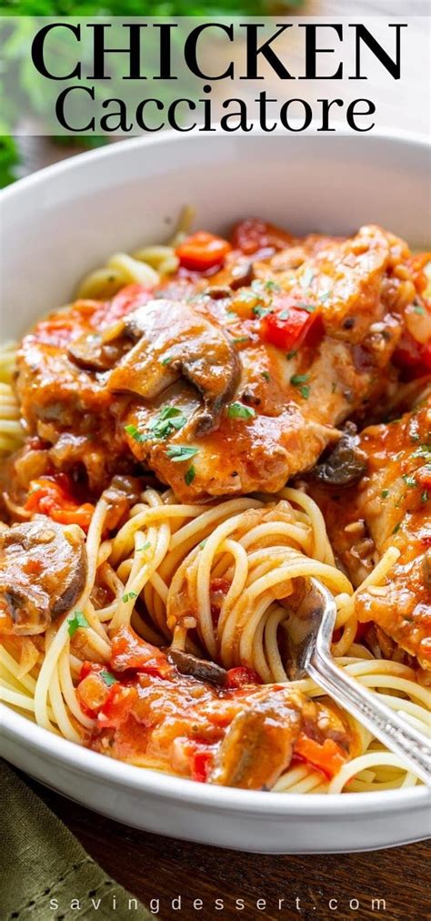 Really Good Chicken Cacciatore Is One Of The Most Satisfying Delicious