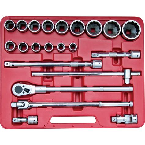 Kennedy Mm Professional Socket Set 3 4 Sq Dr 22pc Ken5828720k Techno