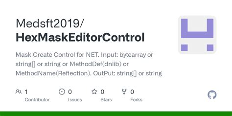 Github Medsft Hexmaskeditorcontrol Mask Create Control For Net Input Bytearray Or