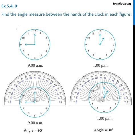 Calculate Angle Between Clock Hands Clock Angles Formula Lpvhu