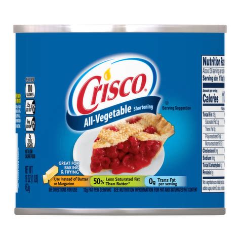 Crisco All Vegetable Shortening Foodland