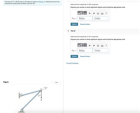 Solved Resolve This Force Into Components