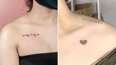 Clavicle Tattoos For Women
