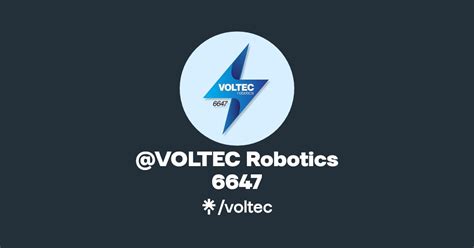 Voltec Robotics 6647 Twitter Instagram Facebook Linktree