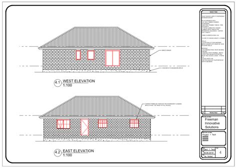 Project 1 Tech Cad Elevation 2 Elevation Technical Drawing Autocad