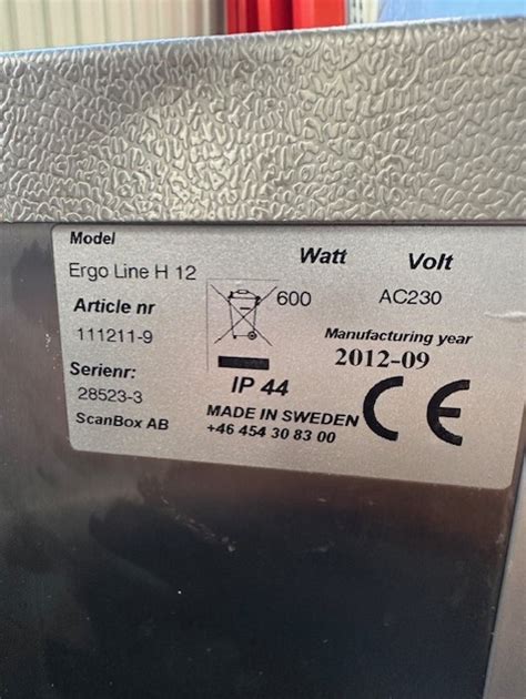 Begagnad Scanbox Ergo Line H12 Inkitchen