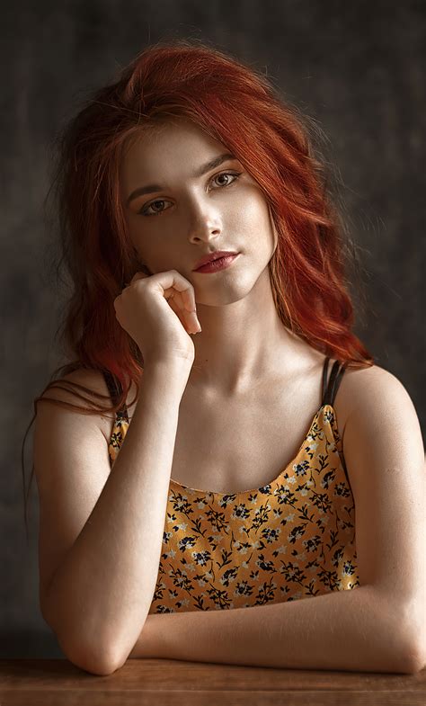 1280x2120 Redhead Model Portrait Iphone 6 Hd 4k Wallpapersimages
