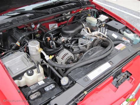 2002 Chevrolet S10 Ls Crew Cab 4x4 43 Liter Ohv 12 Valve Vortec V6