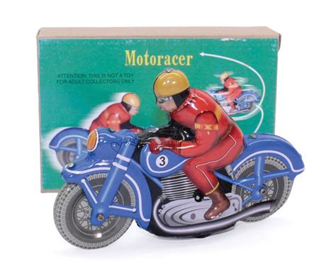 Sold Price Chinese Tinplate Clockwork Motoracer Motorcycle March 1 0123 600 Pm Aedt