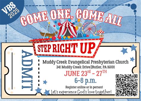Step Right Up Vbs