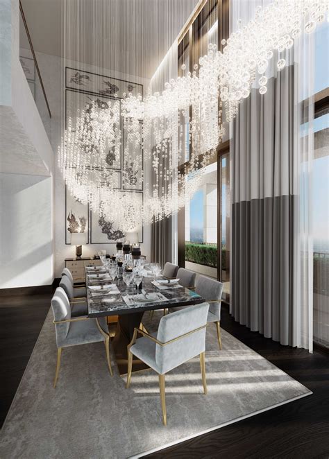 Dining Room St James Penthouse Morpheus London Interiør Hjem Design