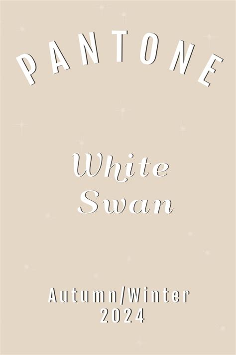 Pantone White Swan