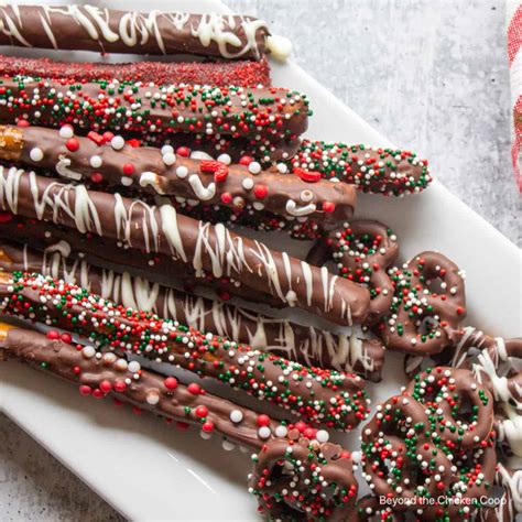 Chocolate Dipped Pretzel Rods Recipe