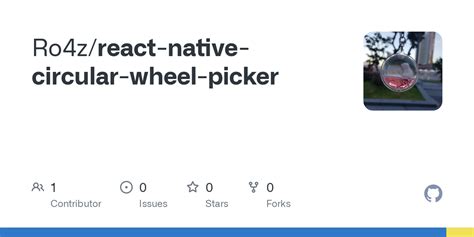 GitHub Ro Z React Native Circular Wheel Picker