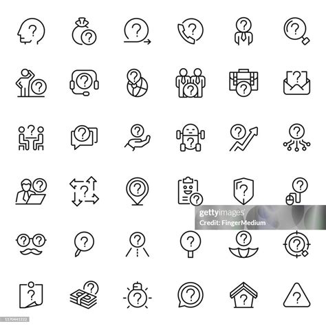 Problem Icon Set High Res Vector Graphic Getty Images