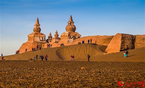 Ancient City Ruins In Gobi Desert 2 Desert Places Desert Temple