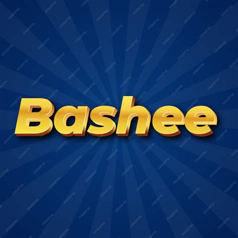 Premium Photo Bashee Text Effect Gold  Attractive Background Card Photo Confetti