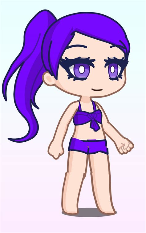 Artstation Sumire In Her Swimsuit In Gacha Life 2 T