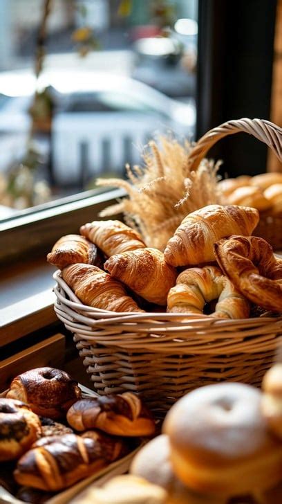 Free Assorted Fresh Pastries Image Bakery Pastries Croissants