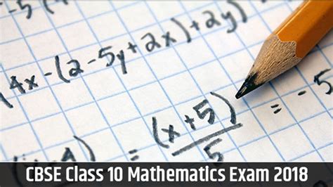 Cbse Class 10 Mathematics Board Paper 2018 Analysis And Review