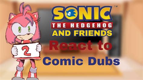 Sonic Characters React To Comic Dubsno Angstpart 2no Ships